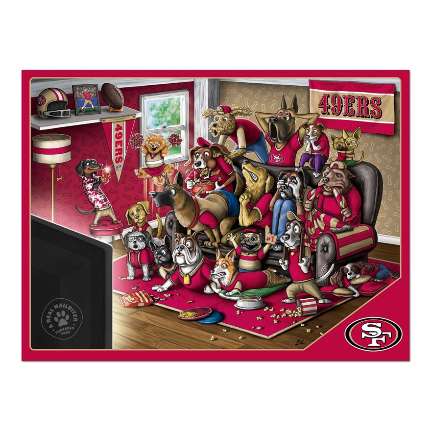 49ers Purebred Fans Puzzle - A Real Nailbiter – Pro Football Hall of Fame