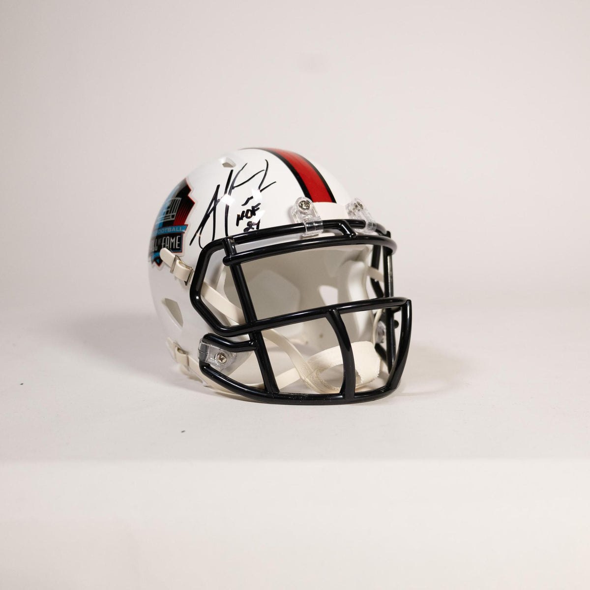 Julius Peppers Autographed Hall of Fame White Mini Helmet – Pro ...