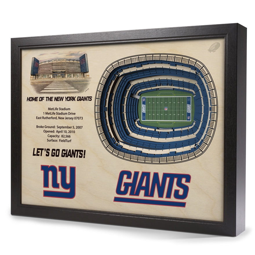 Giants StadiumView Wall Art 3-D Replica Stadium – Pro Football Hall of Fame