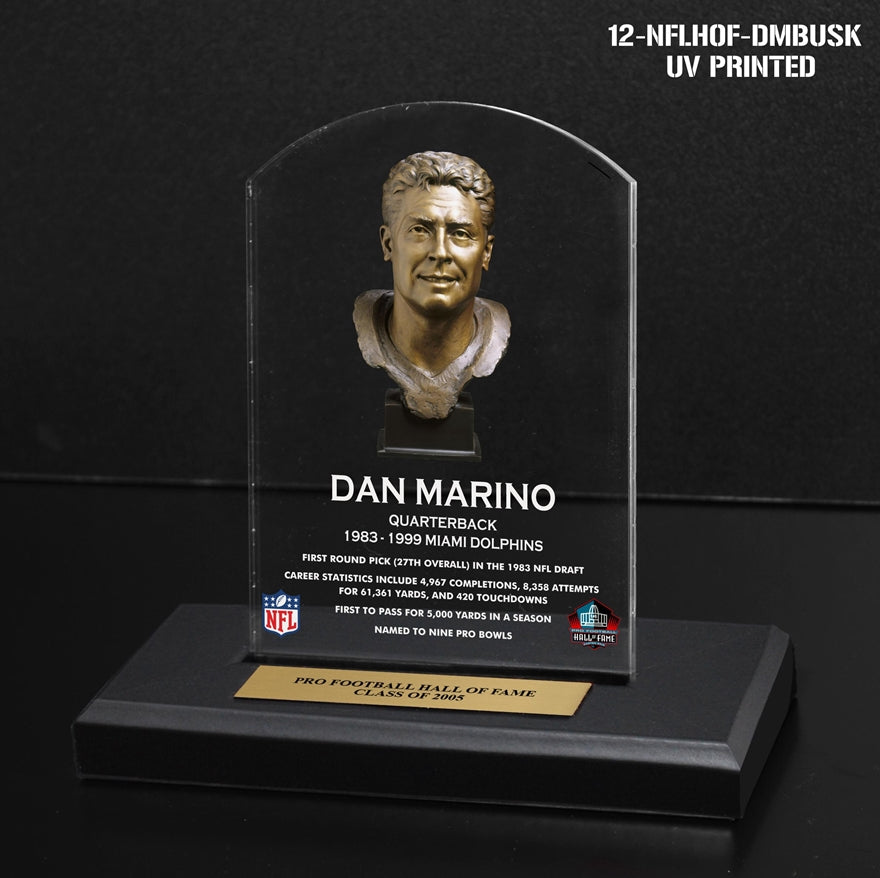 Dan Marino Bust Plaque – Pro Football Hall of Fame