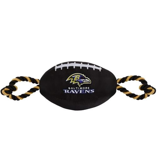 Ravens Pets First Nylon Football Rope Dog Toy – Pro Football Hall of Fame