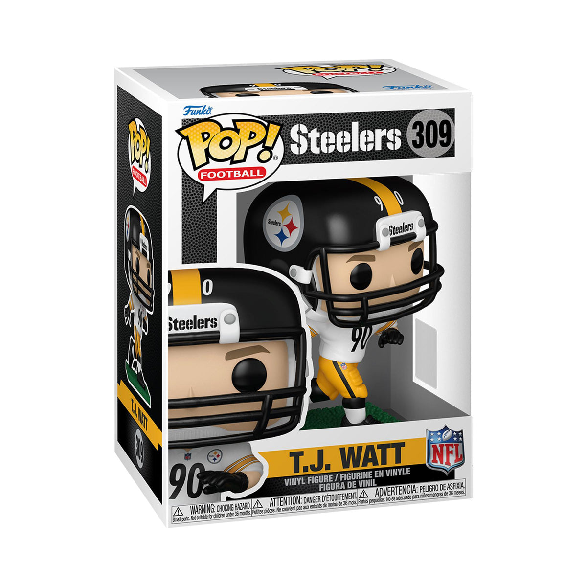 Steelers TJ Watt NFL Funko Pop! 309 – Pro Football Hall of Fame