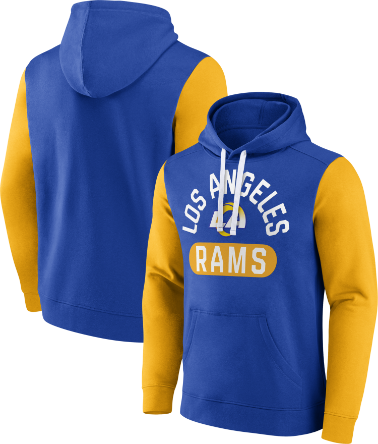 Rams Fanatics Colorblock Sweatshirt – Pro Football Hall of Fame