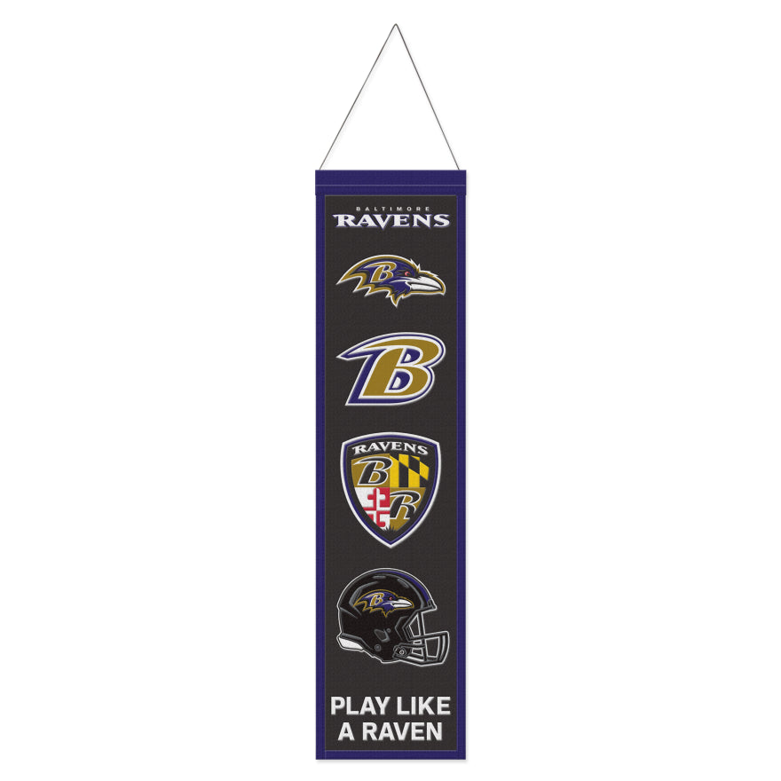 Ravens Evolution Banner – Pro Football Hall of Fame