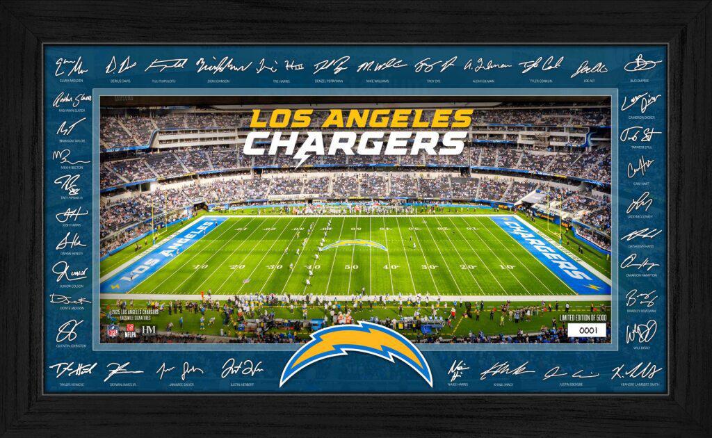 Chargers 2025 NFL Signature Gridiron – Pro Football Hall of Fame