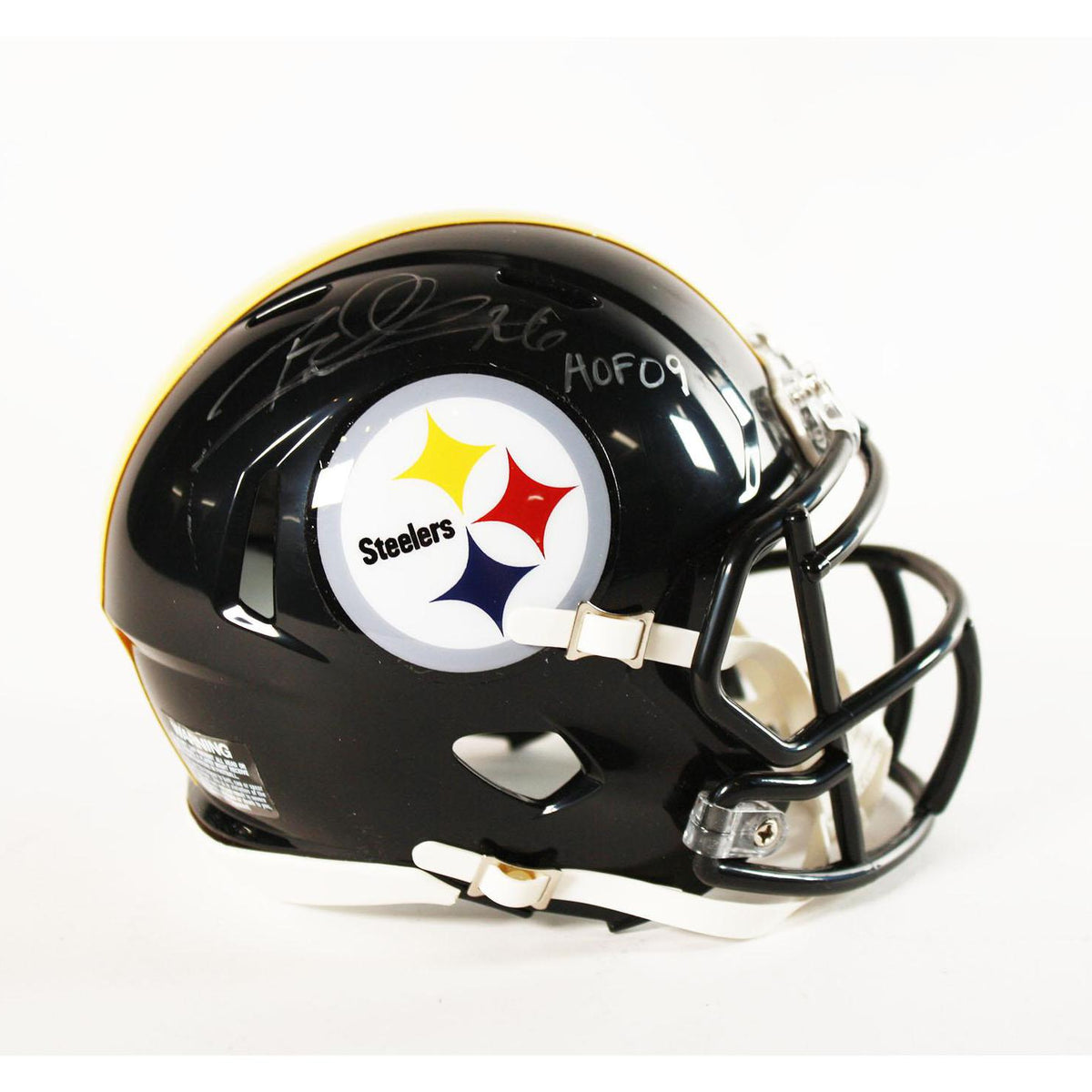 Rod Woodson Autographed Steelers Mini Helmet – Pro Football Hall of Fame