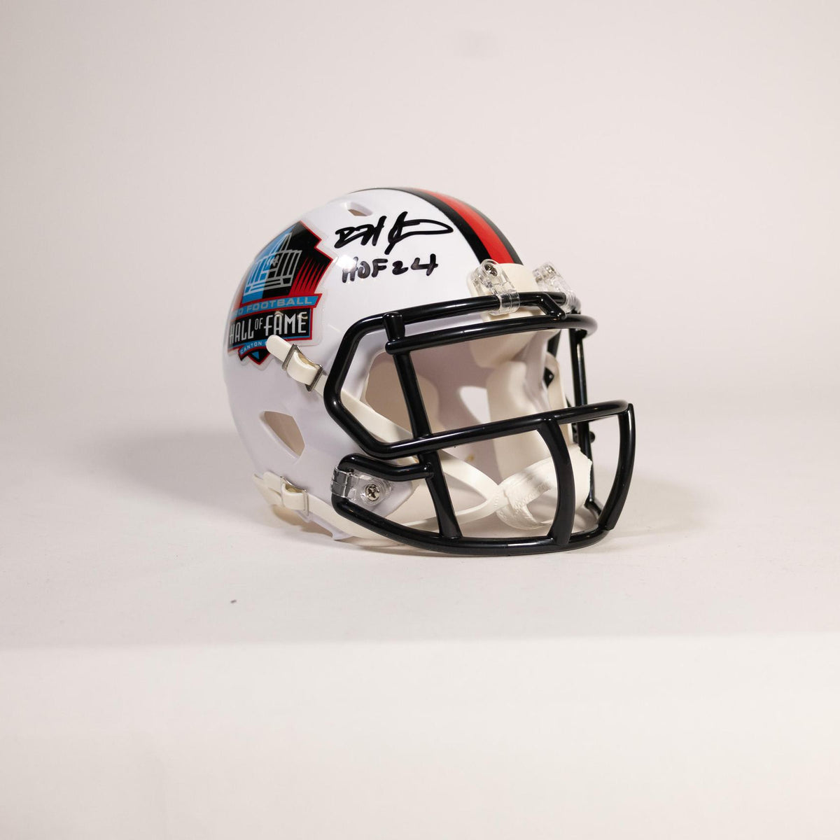 Devin Hester Autographed Hall of Fame White Mini Helmet – Pro Football ...