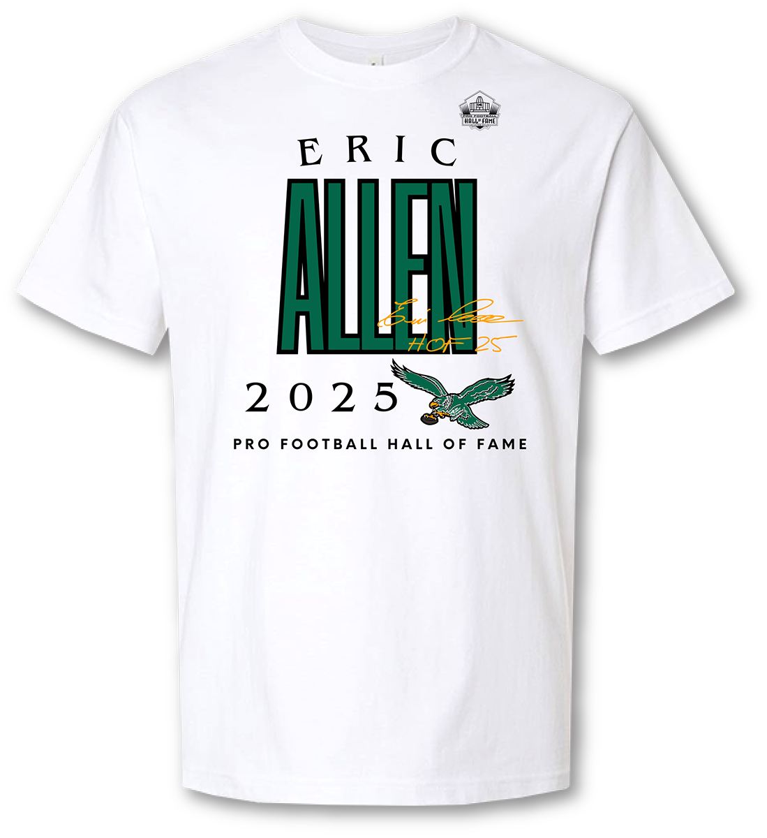 Eric Allen Eagles Class of 2025 T-Shirt – Pro Football Hall of Fame