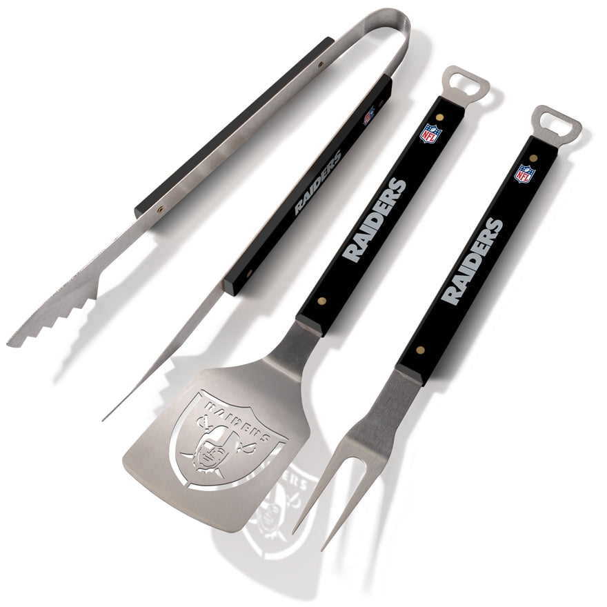 Raiders Spirit Series 3-Piece BBQ Set – Pro Football Hall of Fame