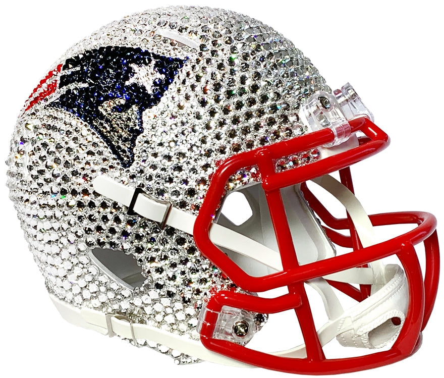 Patriots Swarovski Crystal Mini Helmet – Pro Football Hall of Fame