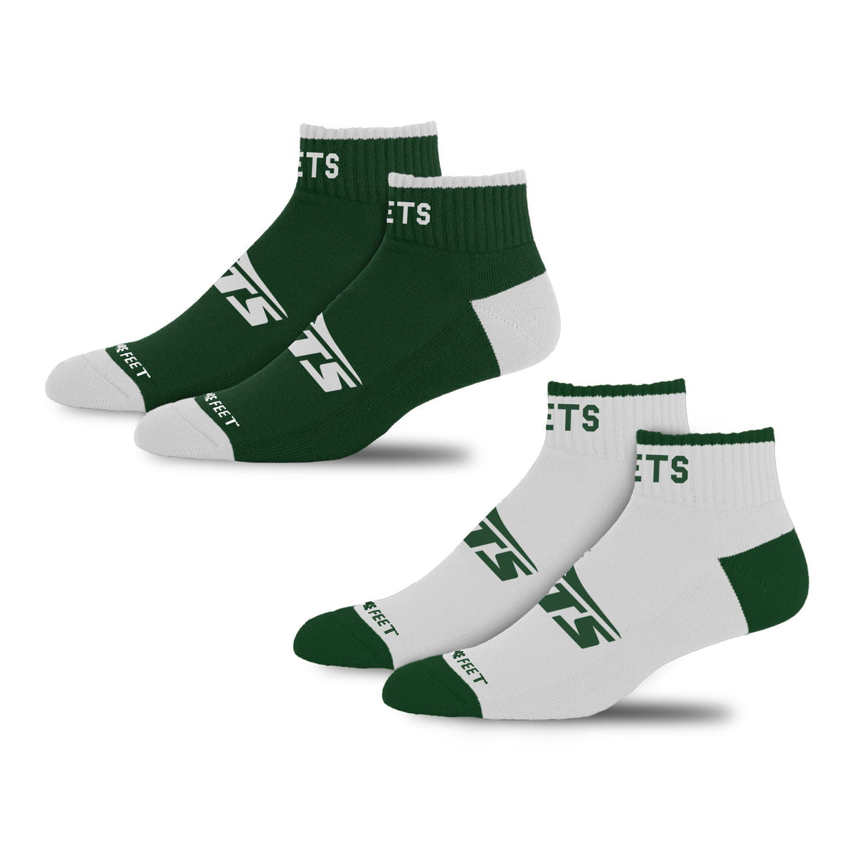 Jets 2025 2-Pack Front & Center Socks – Pro Football Hall of Fame