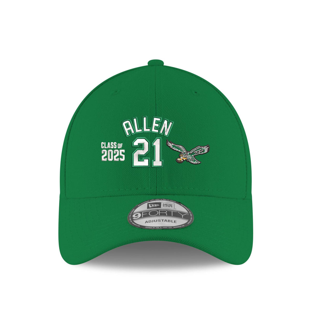Eric Allen Eagles Class of 2025 New Era 9FORTY Name and Number Hat ...