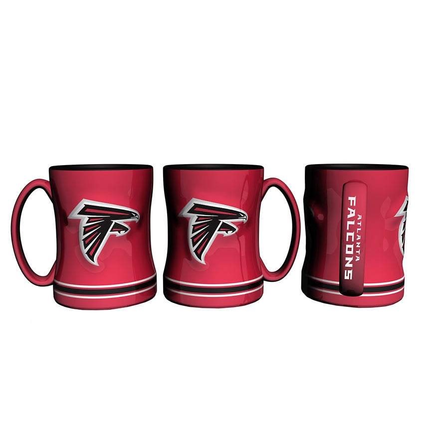 Falcons 14oz Relief Sculpted Mug – Pro Football Hall of Fame