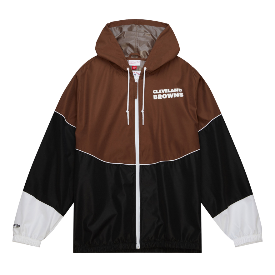 Browns Lightweight Mitchell and Ness Windbreaker – Pro Football Hall of ...
