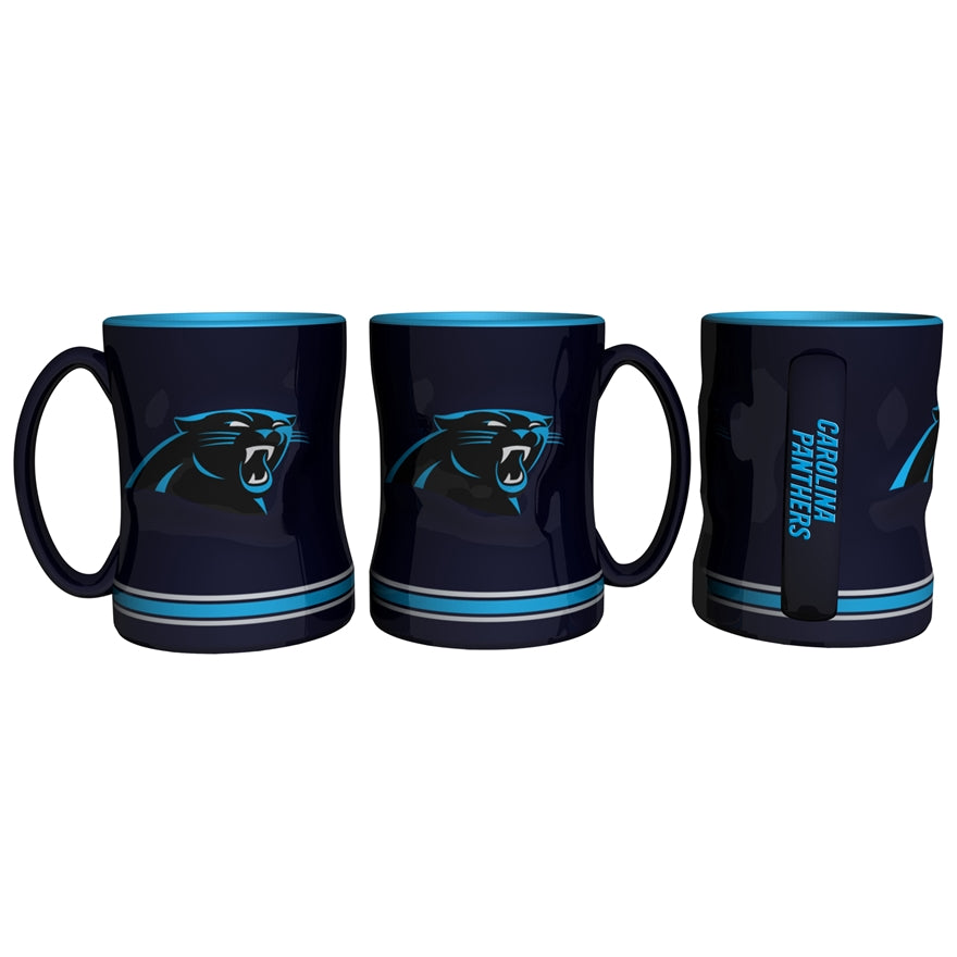 Panthers 14oz Relief Sculpted Mug – Pro Football Hall of Fame