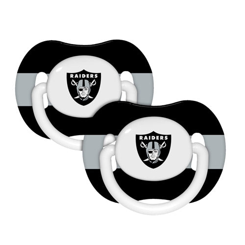 Raiders 2 Pack Pacifiers – Pro Football Hall of Fame