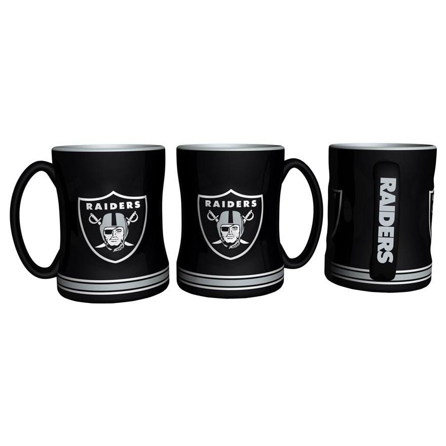 Raiders 14oz Relief Sculpted Mug – Pro Football Hall of Fame