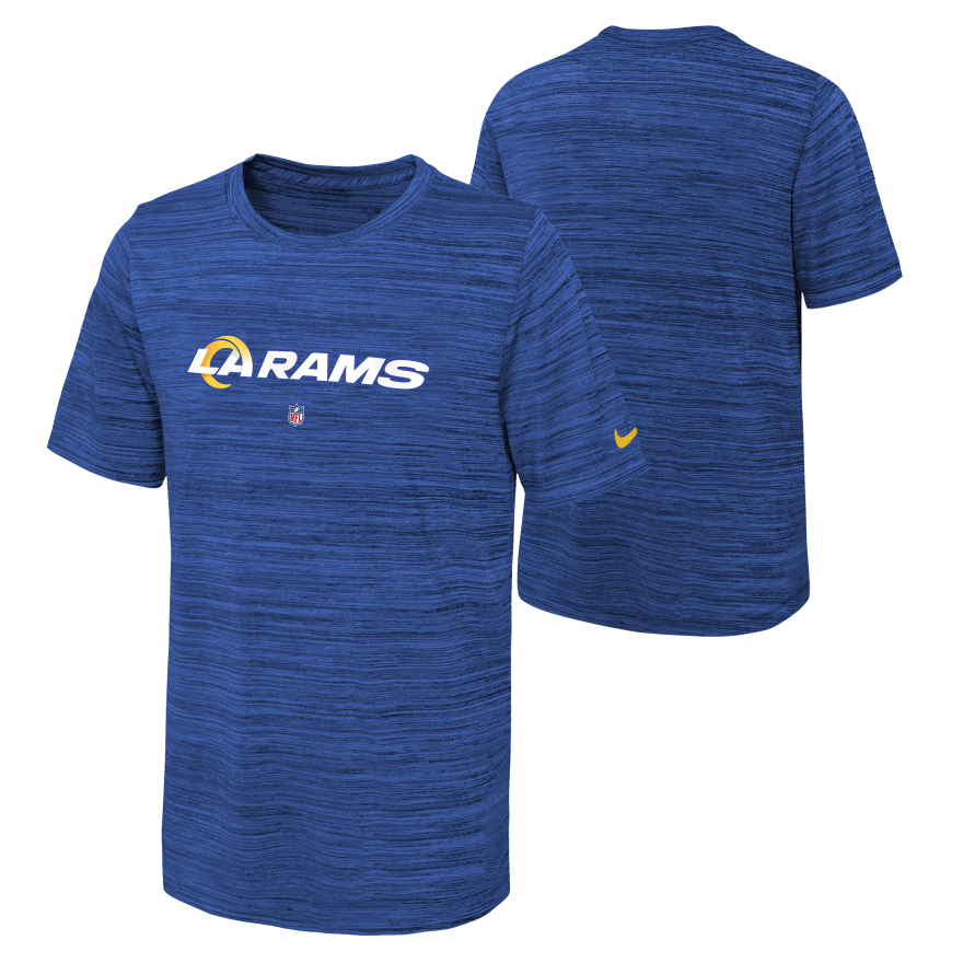 Rams Youth Team Issue Velocity T-Shirt – Pro Football Hall of Fame