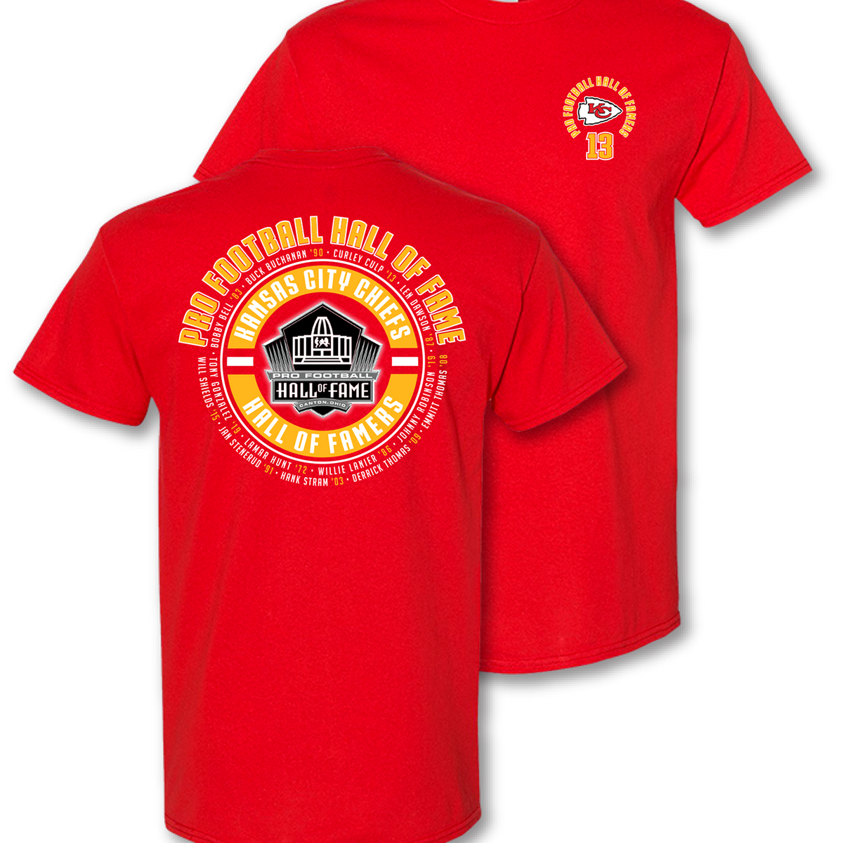 Chiefs Hall of Famers T-Shirt – Pro Football Hall of Fame