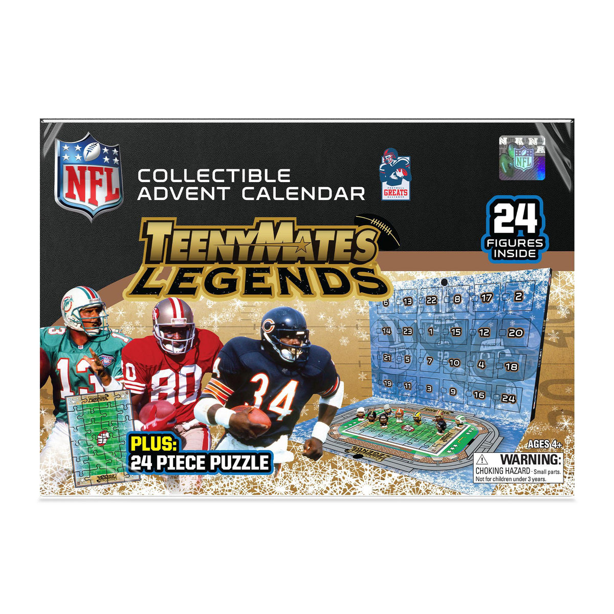 NFL 2025 TeenyMates Legends Advent Calendar – Pro Football Hall of Fame