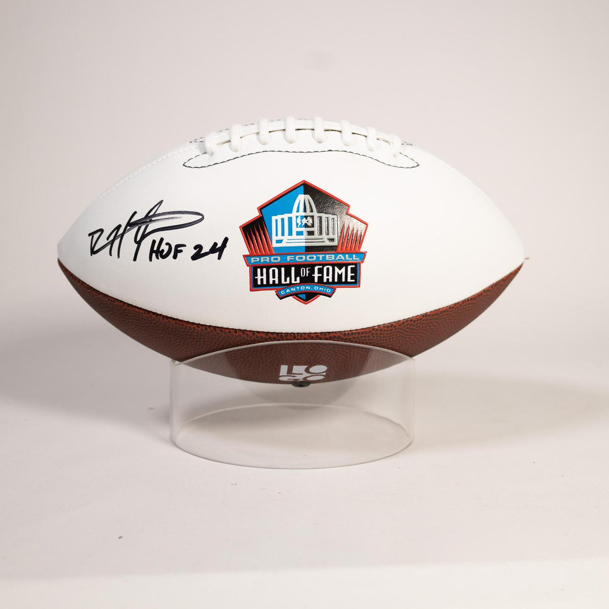 Devin Hester Autographed Football – Pro Football Hall of Fame