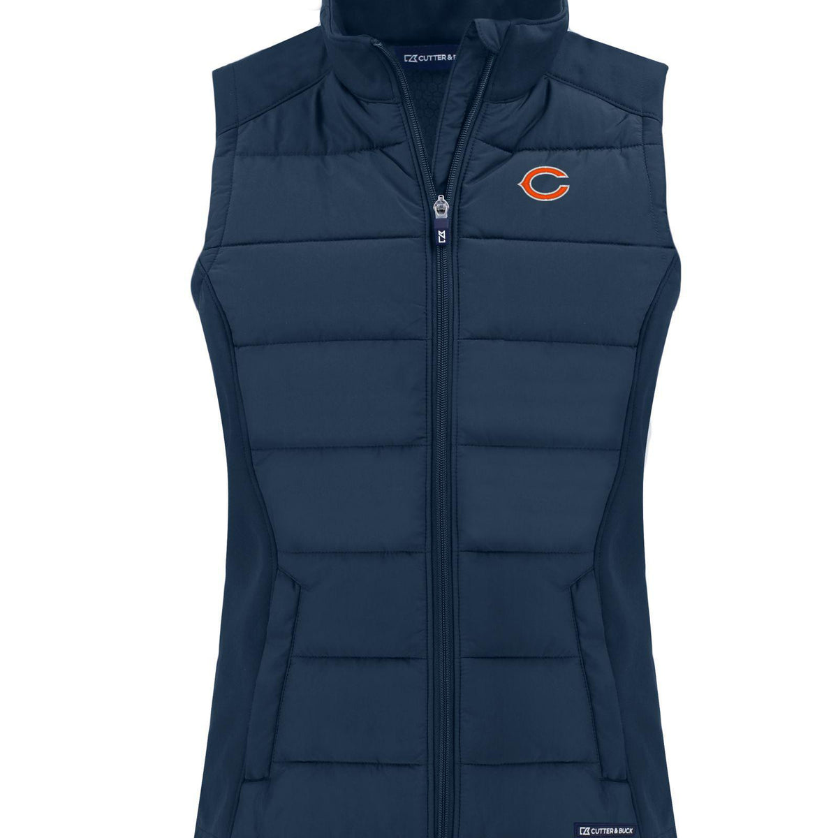 Bears Cutter and Buck Women's Evoke Eco Hybrid Vest – Pro Football Hall ...