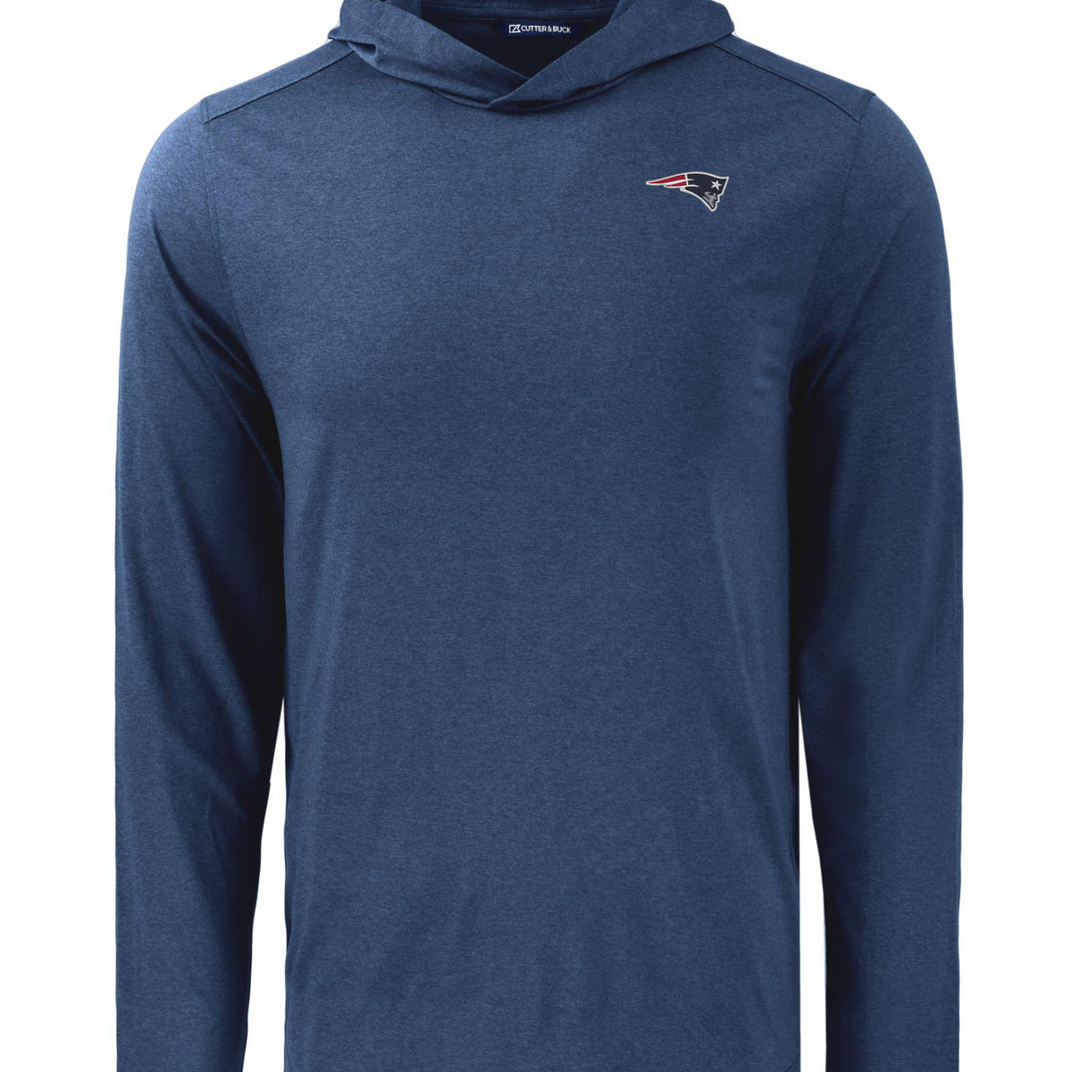 Patriots Cutter and Buck Men's Navy Coastline Epic Comfort Eco Hooded ...