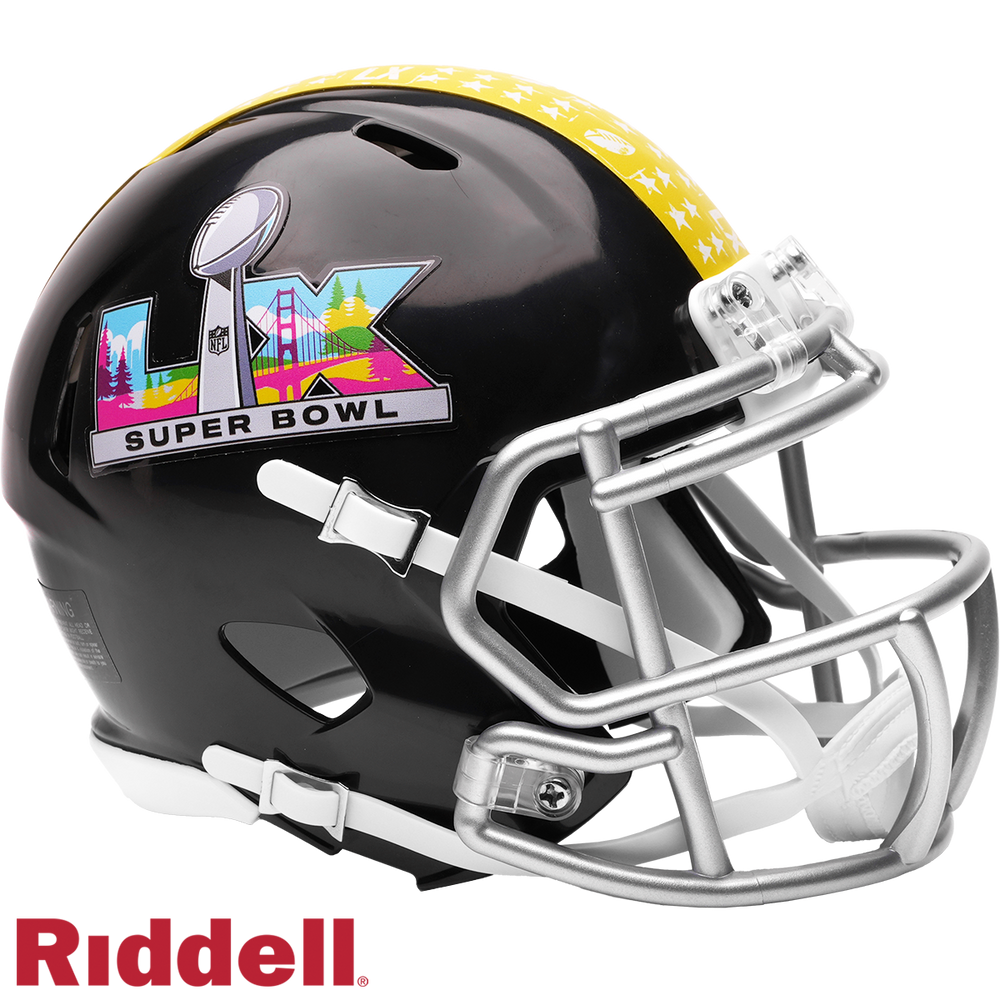 Super Bowl LX (60) Speed Mini Helmet – Pro Football Hall of Fame