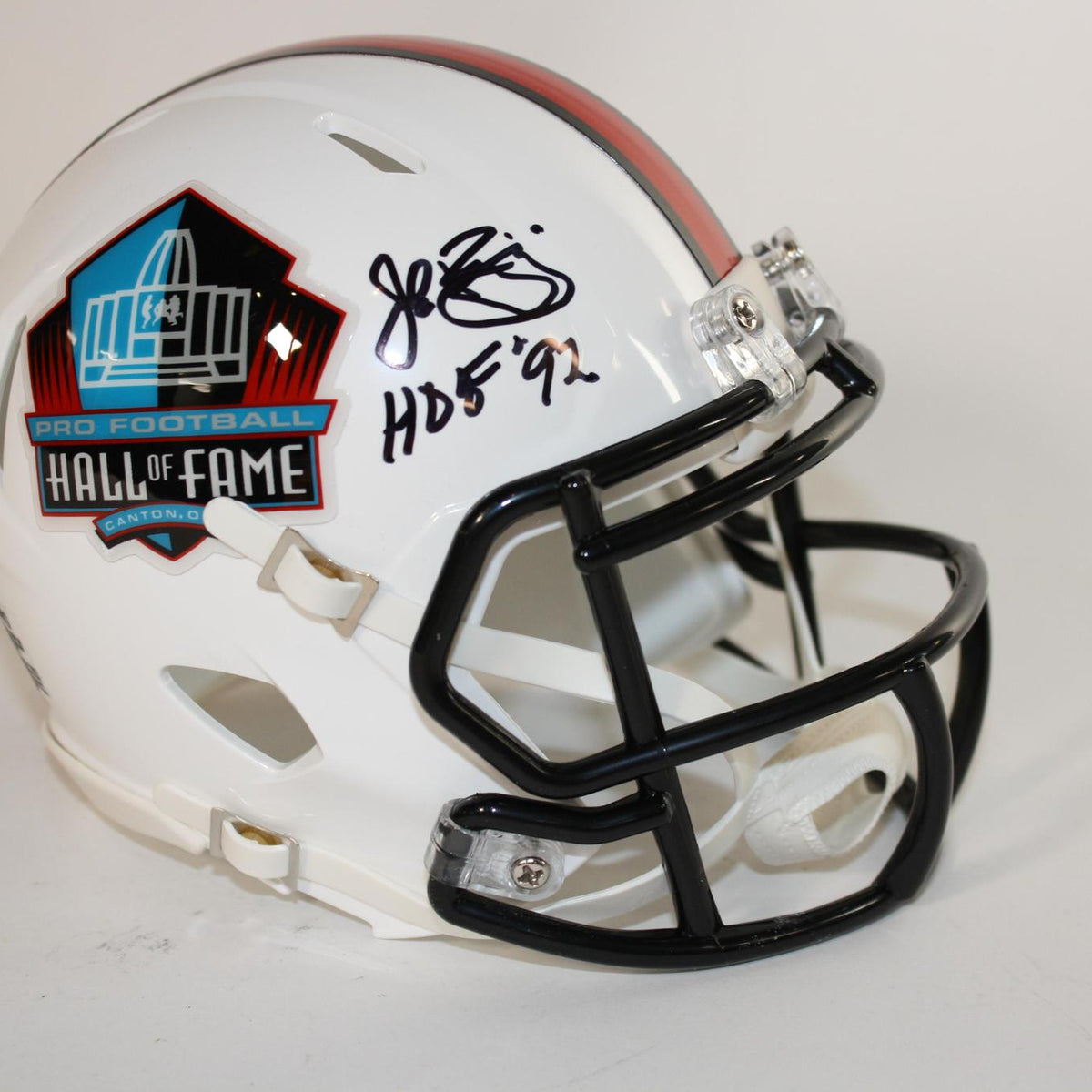 John Riggins Autographed Hall Of Fame Mini Helmet – Pro Football Hall ...