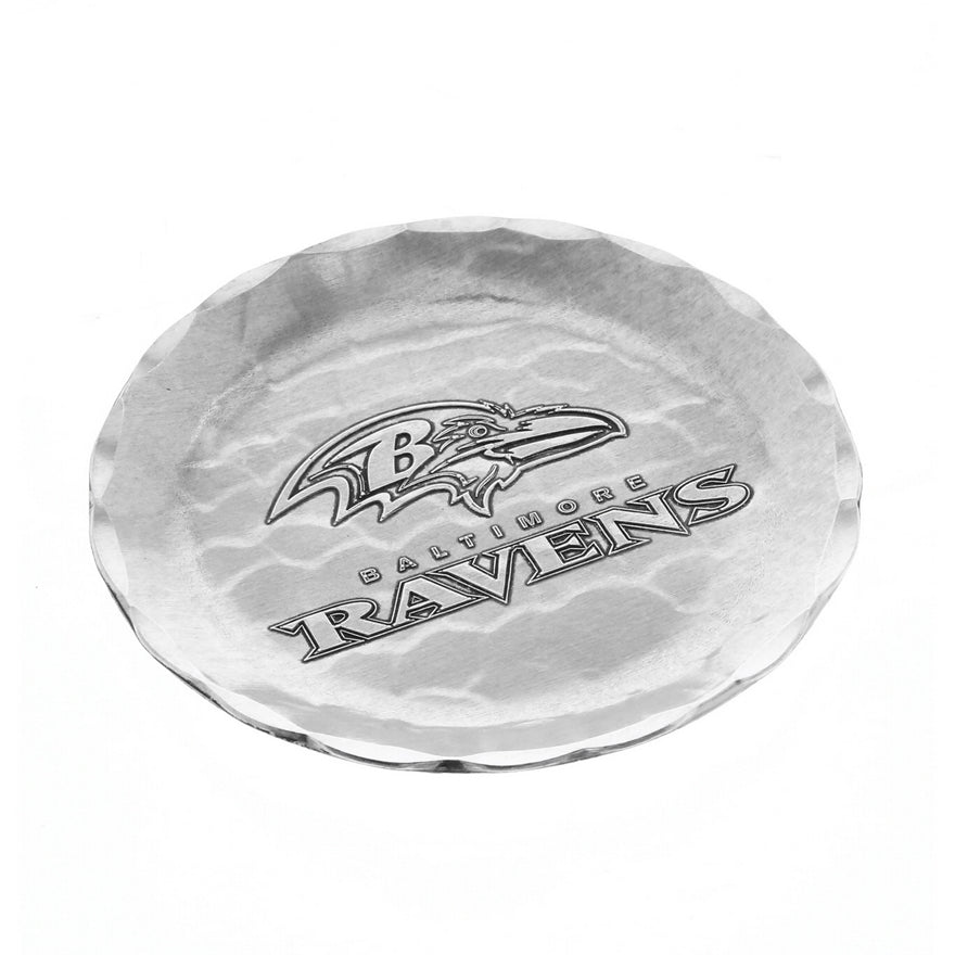 Baltimore Ravens Aluminum Logo Coaster – Pro Football Hall of Fame