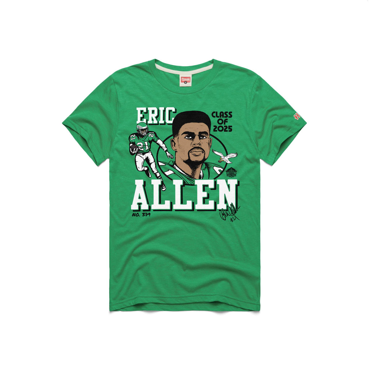 Eric Allen Eagles Class of 2025 Homage T-Shirt – Pro Football Hall of Fame