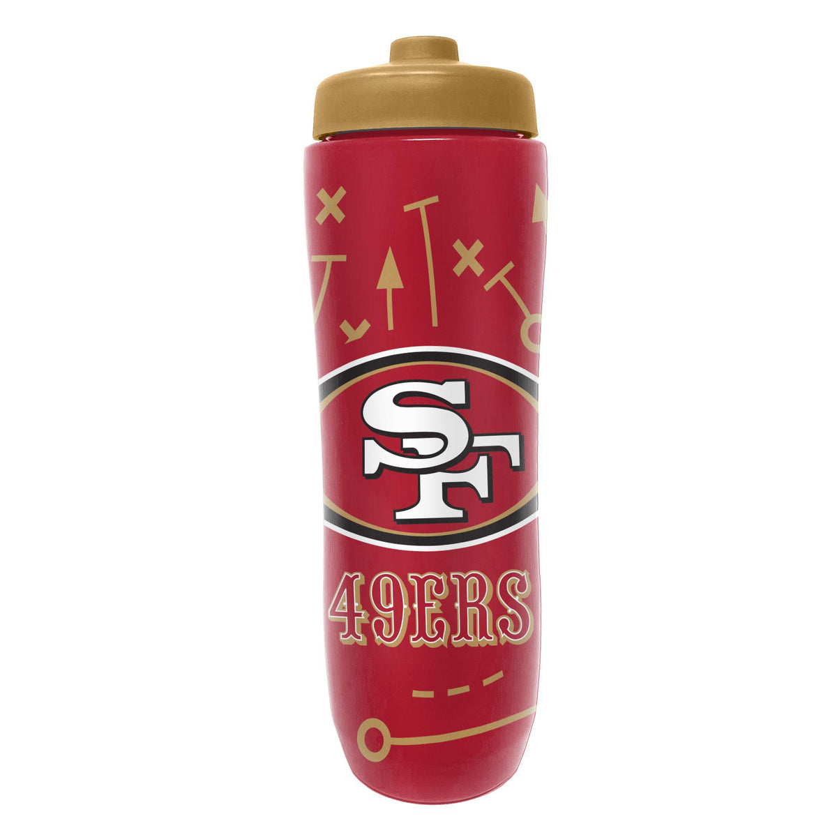 49ers Squeezy Water Bottle – Pro Football Hall of Fame