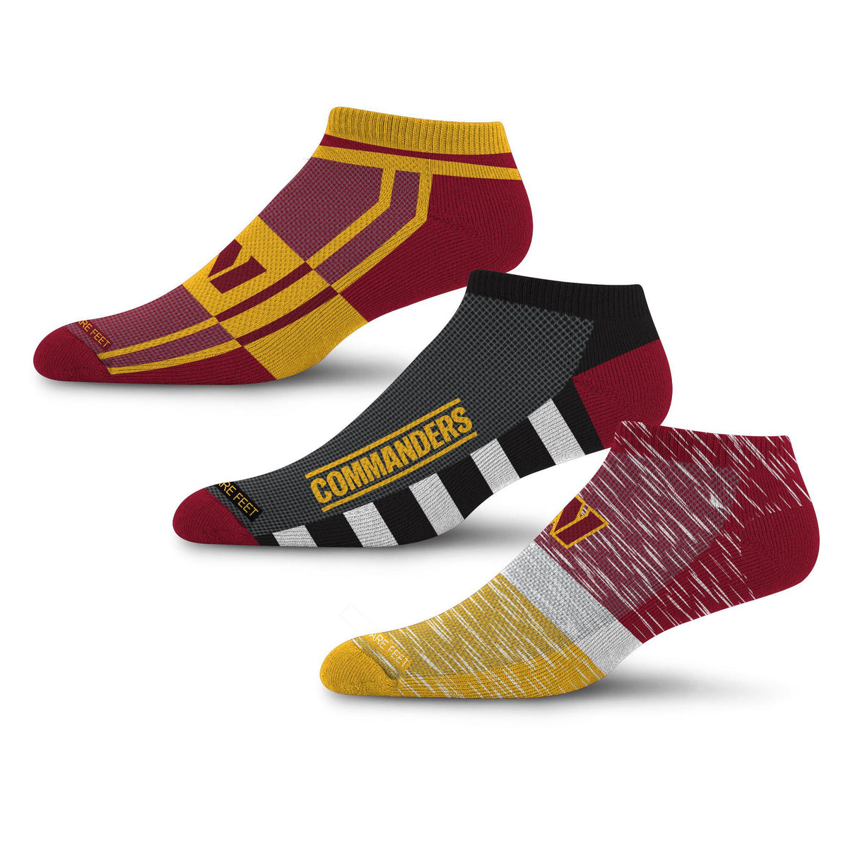 Commanders Stripe Stack Socks – Pro Football Hall of Fame