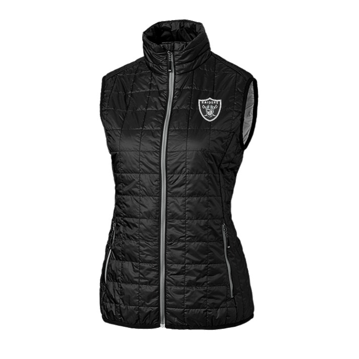 Raiders Women's Rainier PrimaLoft Eco Full Zip Vest – Pro Football Hall ...